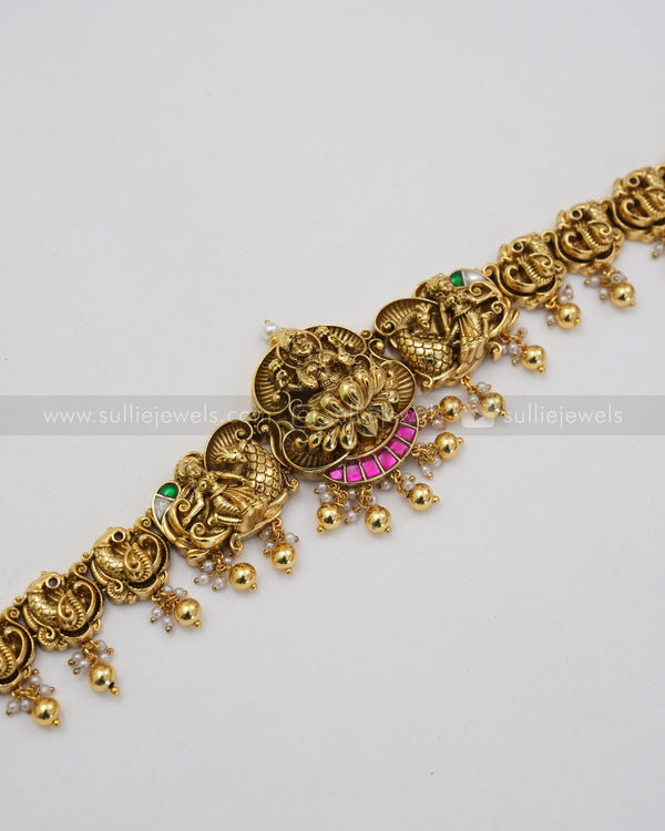 Nagas Premium Peacock Minimal Goddess Hipchain – sulliejewels